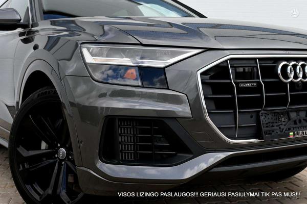 Grey Audi Q8 2020 in Kretinga, with an engine capacity of 3.00 L and mileage of 172 thousand km for 37199 €, photo 7 on AUTOMOTO.COM.LV