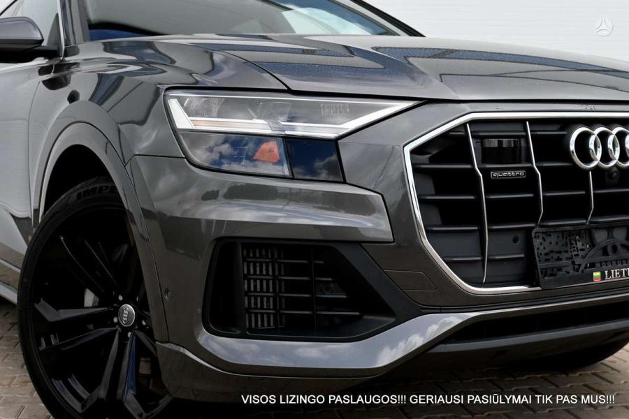Grey Audi Q8 2020 in Kretinga, with an engine capacity of 3.00 L and mileage of 172 thousand km for 37199 €, photo 8 on AUTOMOTO.COM.LV