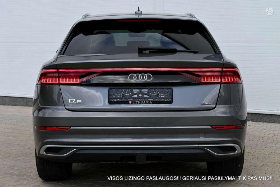 Grey Audi Q8 2020 in Kretinga, with an engine capacity of 3.00 L and mileage of 172 thousand km for 37199 €, photo 11 on AUTOMOTO.COM.LV