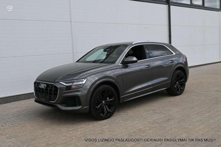 Grey Audi Q8 2020 in Kretinga, with an engine capacity of 3.00 L and mileage of 172 thousand km for 37199 €, photo 16 on AUTOMOTO.COM.LV