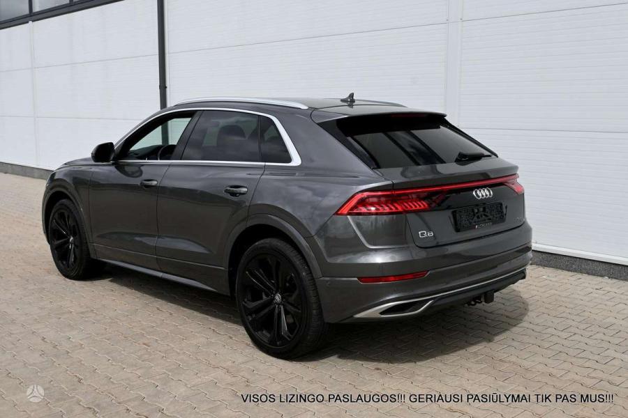 Grey Audi Q8 2020 in Kretinga, with an engine capacity of 3.00 L and mileage of 172 thousand km for 37199 €, photo 17 on AUTOMOTO.COM.LV