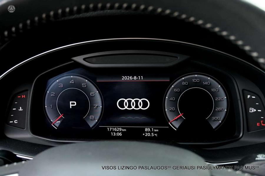 Grey Audi Q8 2020 in Kretinga, with an engine capacity of 3.00 L and mileage of 172 thousand km for 37199 €, photo 37 on AUTOMOTO.COM.LV