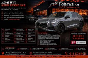 Grey Audi Q8 2020 in Kretinga, with an engine capacity of 3.00 L and mileage of 172 thousand km for 37199 €, photo 43 on AUTOMOTO.COM.LV