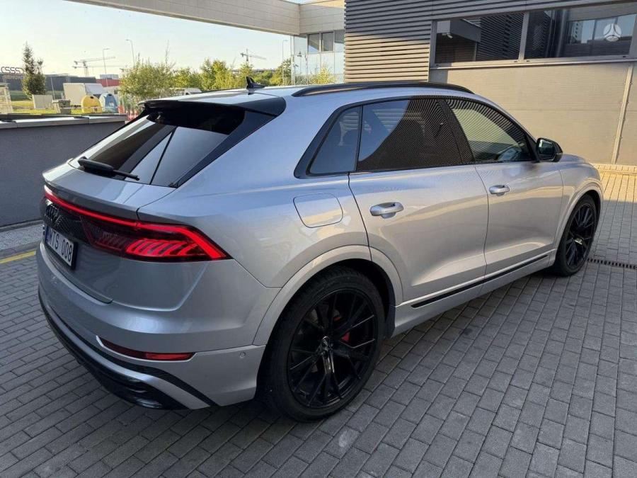 Grey Audi Q8 2020 in Vilnius, with an engine capacity of 3.00 L and mileage of 82 thousand km for 41499 €, photo 12 on AUTOMOTO.COM.LV