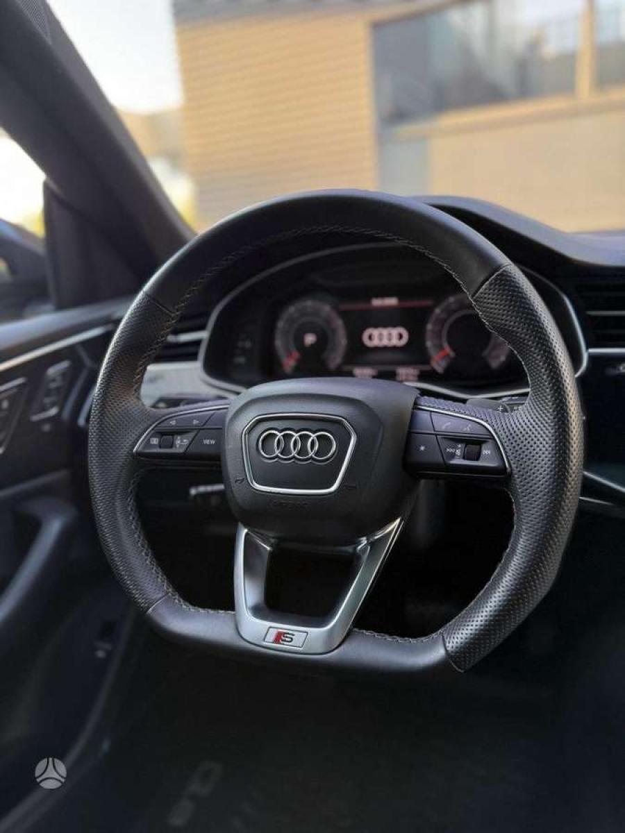 Grey Audi Q8 2020 in Vilnius, with an engine capacity of 3.00 L and mileage of 82 thousand km for 41499 €, photo 16 on AUTOMOTO.COM.LV