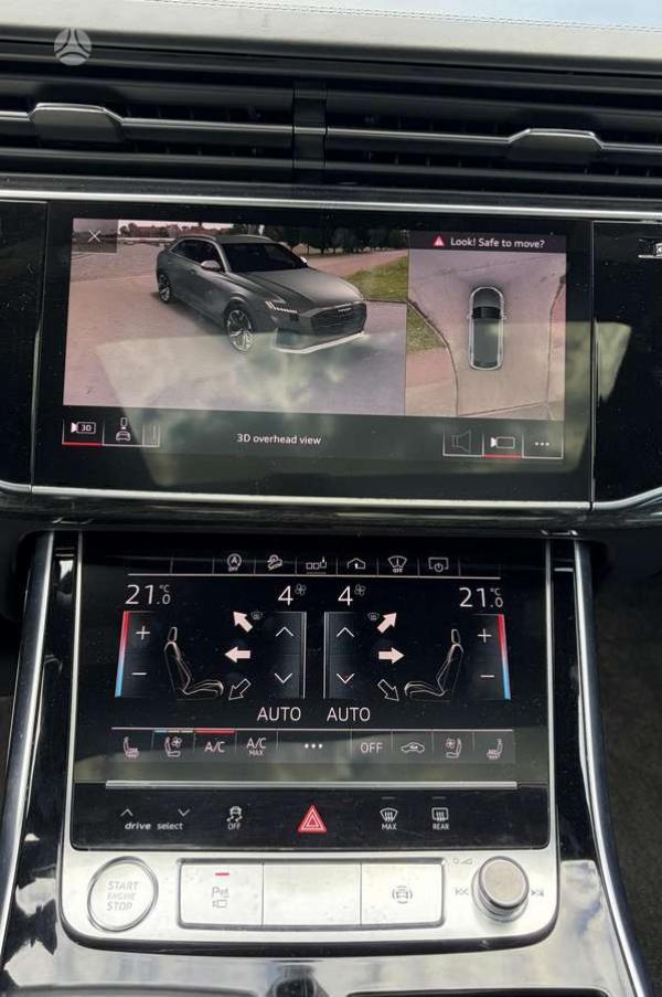 Pelēks Audi Q8 2020 Klaipėda, ar dzinēja tilpumu 3.00 L un nobraukumu 78 tūkst. km par 40900 €, foto 11 vietnē AUTOMOTO.COM.LV