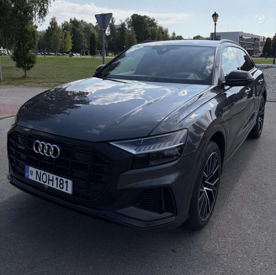 Pelēks Audi Q8 2020 Klaipėda, ar dzinēja tilpumu 3.00 L un nobraukumu 78 tūkst. km par 40900 €, foto 16 vietnē AUTOMOTO.COM.LV