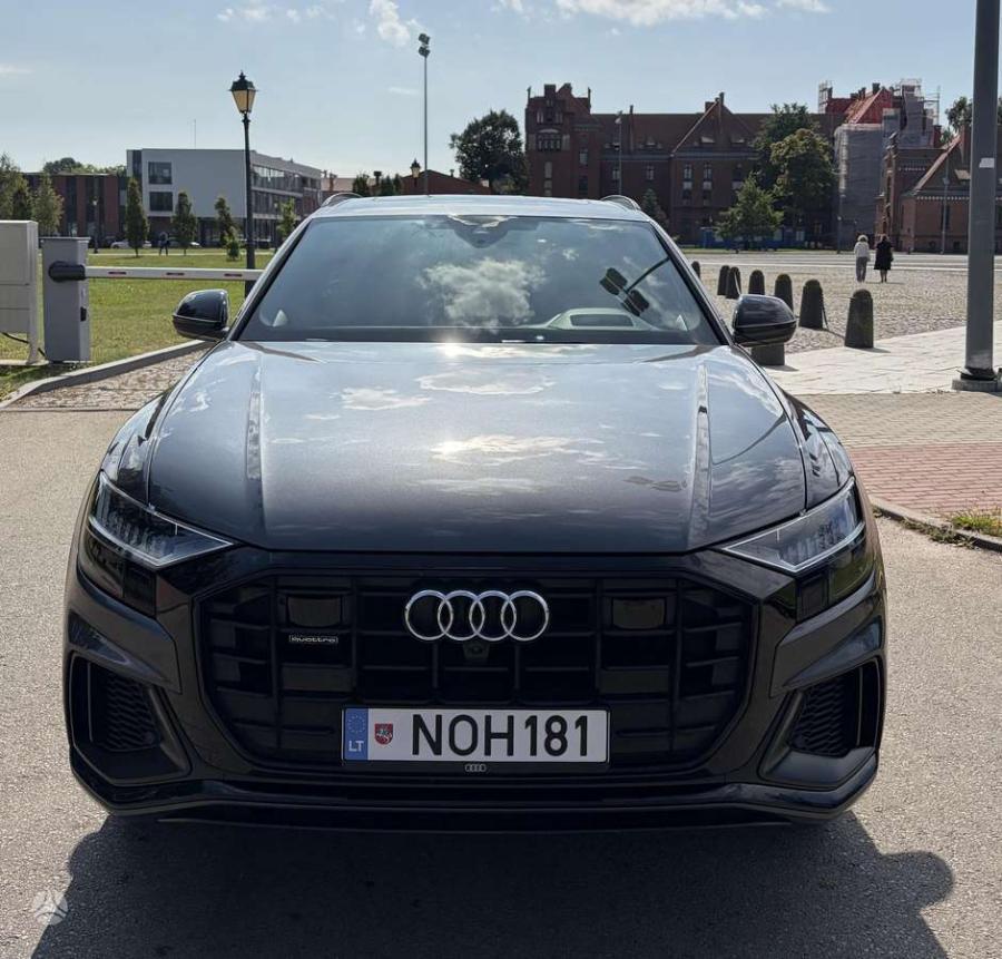Pelēks Audi Q8 2020 Klaipėda, ar dzinēja tilpumu 3.00 L un nobraukumu 78 tūkst. km par 40900 €, foto 17 vietnē AUTOMOTO.COM.LV
