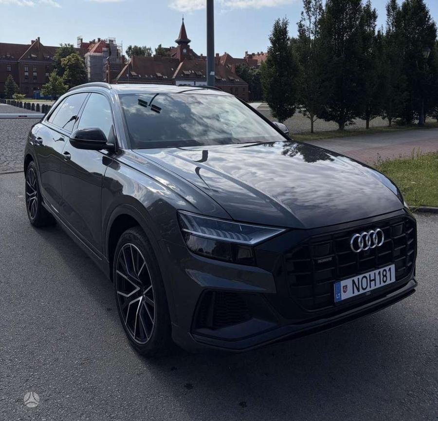 Pelēks Audi Q8 2020 Klaipėda, ar dzinēja tilpumu 3.00 L un nobraukumu 78 tūkst. km par 40900 €, foto 18 vietnē AUTOMOTO.COM.LV