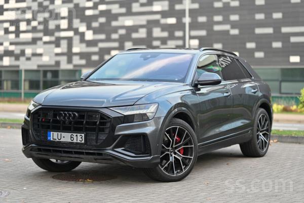 Pelēks Audi Q8 2020 Rīga, ar dzinēja tilpumu 4.00 L un nobraukumu 228 tūkst. km par 53900 €, foto 3 vietnē AUTOMOTO.COM.LV