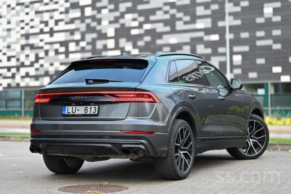 Pelēks Audi Q8 2020 Rīga, ar dzinēja tilpumu 4.00 L un nobraukumu 228 tūkst. km par 53900 €, foto 11 vietnē AUTOMOTO.COM.LV