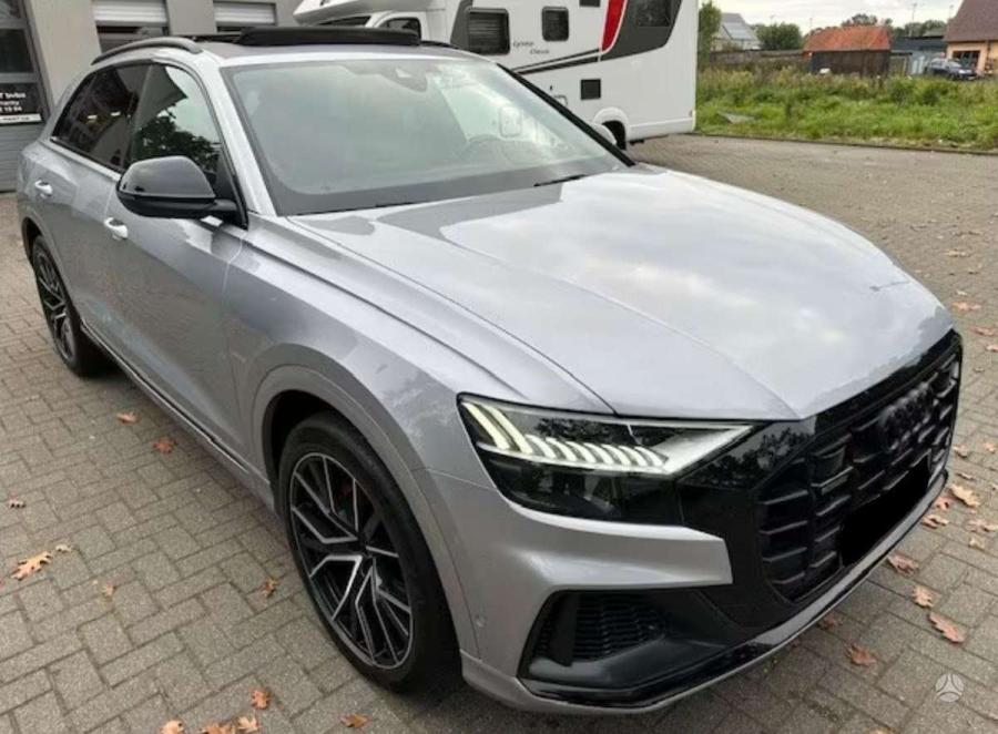 Pelēks Audi Q8 2021 Viļņa, ar dzinēja tilpumu 3.00 L un nobraukumu 150 tūkst. km par 56400 €, foto 16 vietnē AUTOMOTO.COM.LV