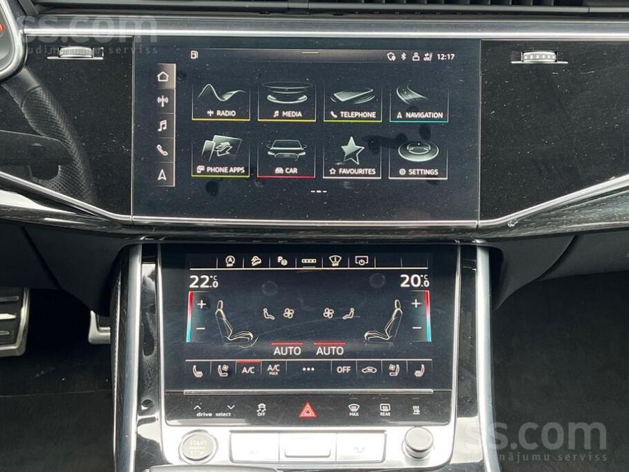 Pelēks Audi Q8 2021 Rīga, ar dzinēja tilpumu 3.00 L un nobraukumu 159 tūkst. km par 46700 €, foto 15 vietnē AUTOMOTO.COM.LV