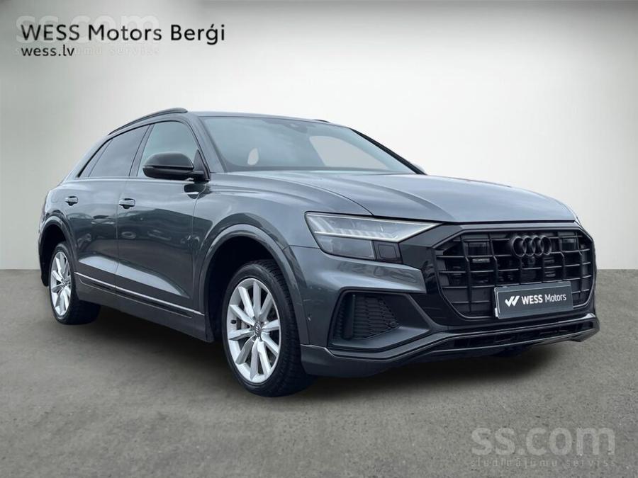 Pelēks Audi Q8 2021 Rīga, ar dzinēja tilpumu 3.00 L un nobraukumu 159 tūkst. km par 46700 €, foto 27 vietnē AUTOMOTO.COM.LV