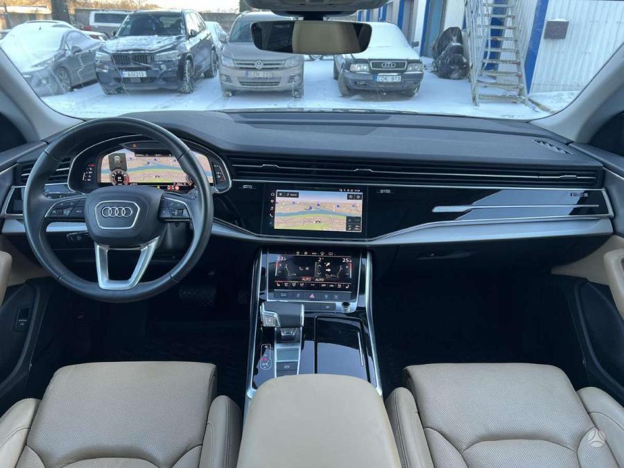 Pelēks Audi Q8 2022 Kauņa, ar dzinēja tilpumu 3.00 L un nobraukumu 45 tūkst. km par 39900 €, foto 17 vietnē AUTOMOTO.COM.LV