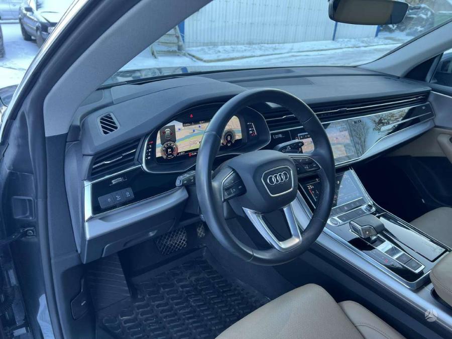 Pelēks Audi Q8 2022 Kauņa, ar dzinēja tilpumu 3.00 L un nobraukumu 45 tūkst. km par 39900 €, foto 18 vietnē AUTOMOTO.COM.LV