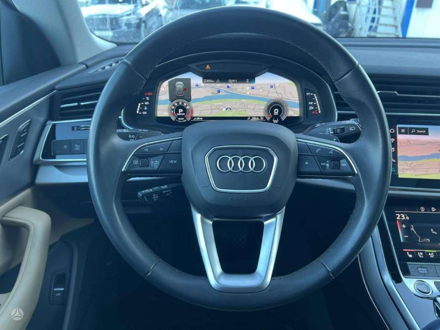 Pelēks Audi Q8 2022 Kauņa, ar dzinēja tilpumu 3.00 L un nobraukumu 45 tūkst. km par 39900 €, foto 28 vietnē AUTOMOTO.COM.LV