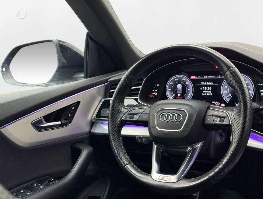 Pelēks Audi Q8 2022 Viļņa, ar dzinēja tilpumu 3.00 L un nobraukumu 172 tūkst. km par 54000 €, foto 16 vietnē AUTOMOTO.COM.LV