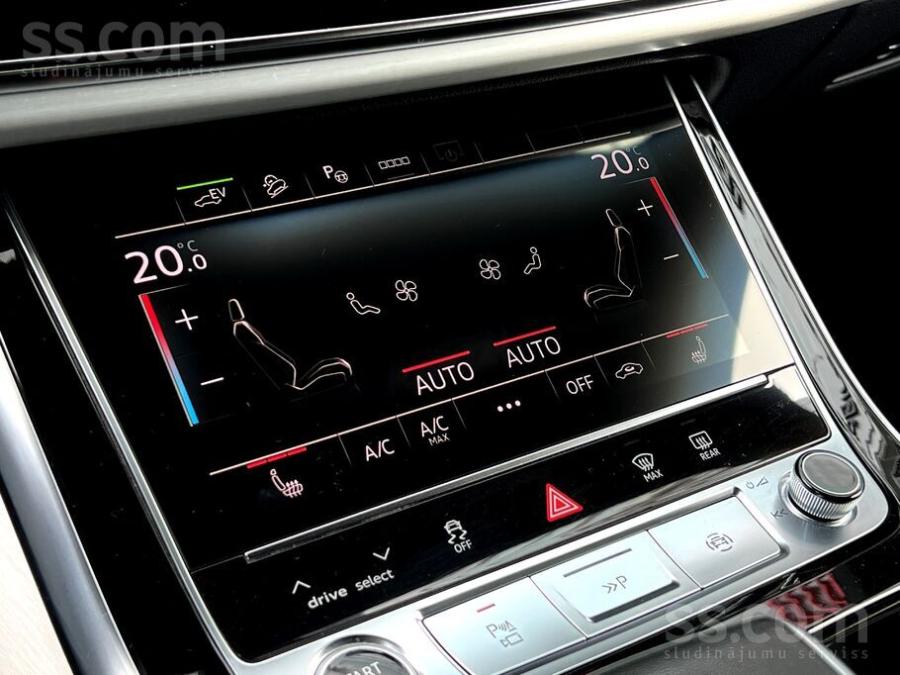 Серый Ауди Q8 2022 в Рига, объемом двигателя 3.00 л и пробегом 176 тыс. км за 49990 €, фото 12 на AUTOMOTO.COM.LV