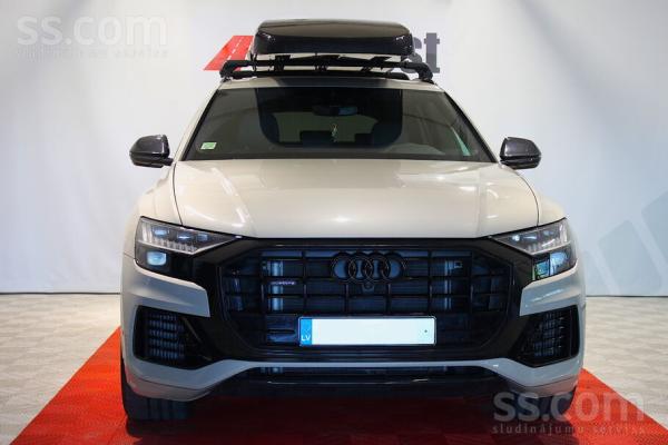 Grey Audi Q8 2022 in Riga, with an engine capacity of 3.00 L and mileage of 66 thousand km for 72000 €, photo 2 on AUTOMOTO.COM.LV