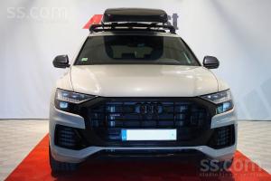 Grey Audi Q8 2022 in Riga, with an engine capacity of 3.00 L and mileage of 66 thousand km for 72000 €, photo 3 on AUTOMOTO.COM.LV
