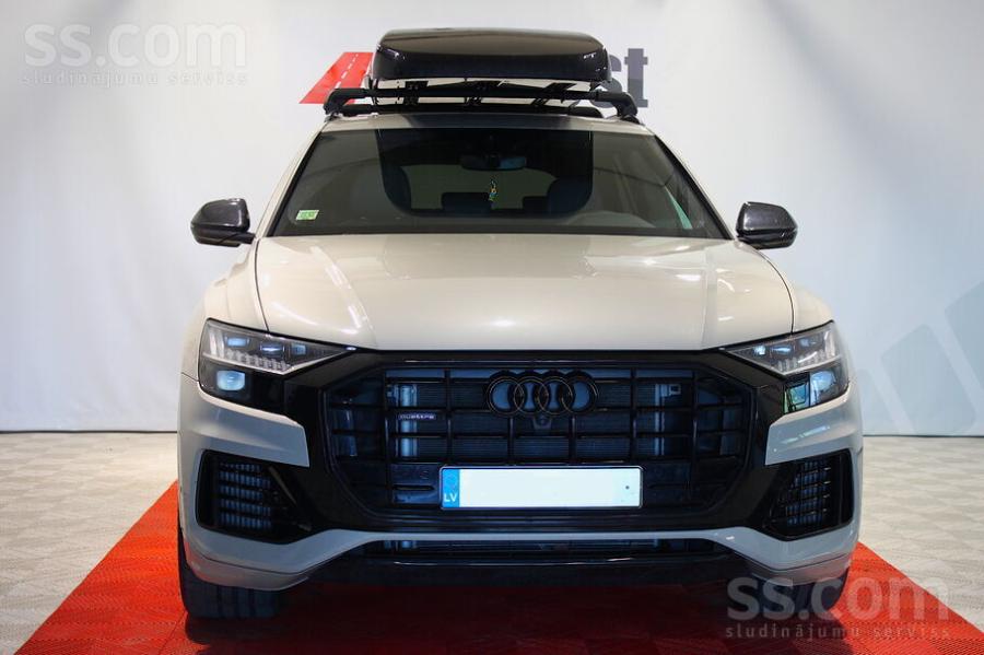 Grey Audi Q8 2022 in Riga, with an engine capacity of 3.00 L and mileage of 66 thousand km for 72000 €, photo 3 on AUTOMOTO.COM.LV