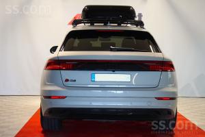 Grey Audi Q8 2022 in Riga, with an engine capacity of 3.00 L and mileage of 66 thousand km for 72000 €, photo 6 on AUTOMOTO.COM.LV