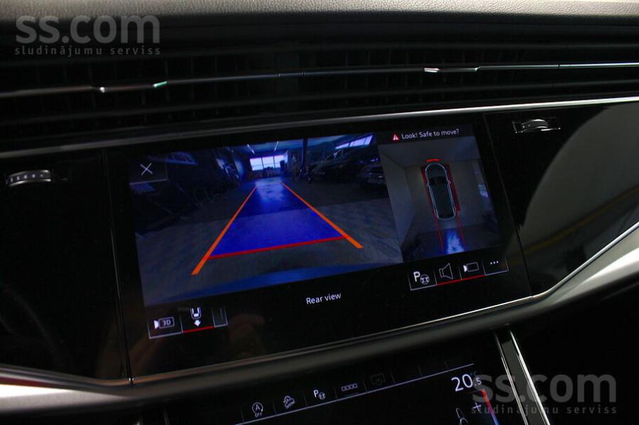 Grey Audi Q8 2022 in Riga, with an engine capacity of 3.00 L and mileage of 66 thousand km for 72000 €, photo 15 on AUTOMOTO.COM.LV