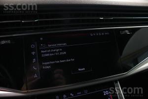 Grey Audi Q8 2022 in Riga, with an engine capacity of 3.00 L and mileage of 66 thousand km for 72000 €, photo 18 on AUTOMOTO.COM.LV