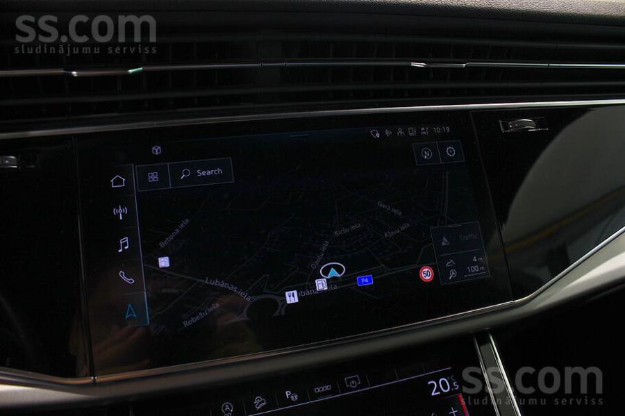Grey Audi Q8 2022 in Riga, with an engine capacity of 3.00 L and mileage of 66 thousand km for 72000 €, photo 19 on AUTOMOTO.COM.LV