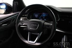 Grey Audi Q8 2022 in Riga, with an engine capacity of 3.00 L and mileage of 66 thousand km for 72000 €, photo 27 on AUTOMOTO.COM.LV