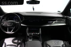 Grey Audi Q8 2022 in Riga, with an engine capacity of 3.00 L and mileage of 66 thousand km for 72000 €, photo 28 on AUTOMOTO.COM.LV