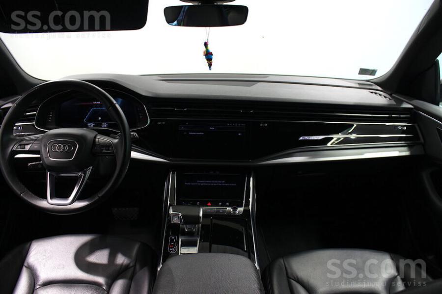 Grey Audi Q8 2022 in Riga, with an engine capacity of 3.00 L and mileage of 66 thousand km for 72000 €, photo 28 on AUTOMOTO.COM.LV