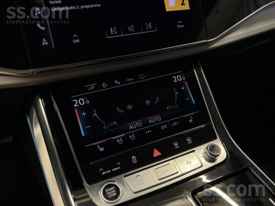 Серый Ауди Q8 2022 в Рига, объемом двигателя 3.00 л и пробегом 186 тыс. км за 47990 €, фото 14 на AUTOMOTO.COM.LV