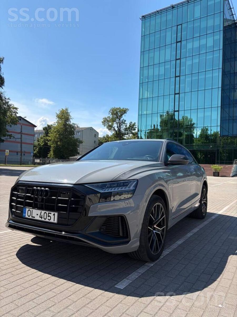 Pelēks Audi Q8 2023 Rīga, ar dzinēja tilpumu 3.00 L un nobraukumu 40 tūkst. km par 78500 €, foto 4 vietnē AUTOMOTO.COM.LV