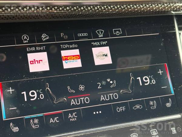 Grey Audi Q8 2023 in Riga, with an engine capacity of 3.00 L and mileage of 40 thousand km for 78500 €, photo 9 on AUTOMOTO.COM.LV