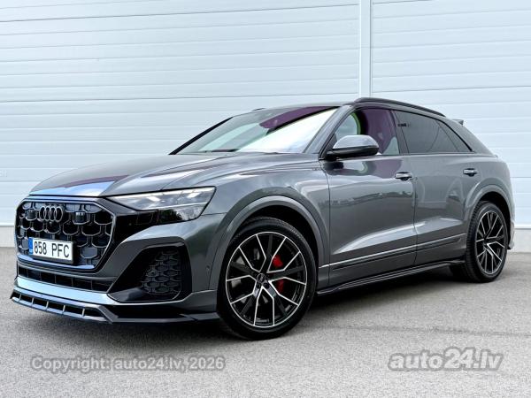 Grey Audi Q8 2024 in Tallinn, with an engine capacity of 3.00 L and mileage of 65 thousand km for 74500 €, photo 4 on AUTOMOTO.COM.LV