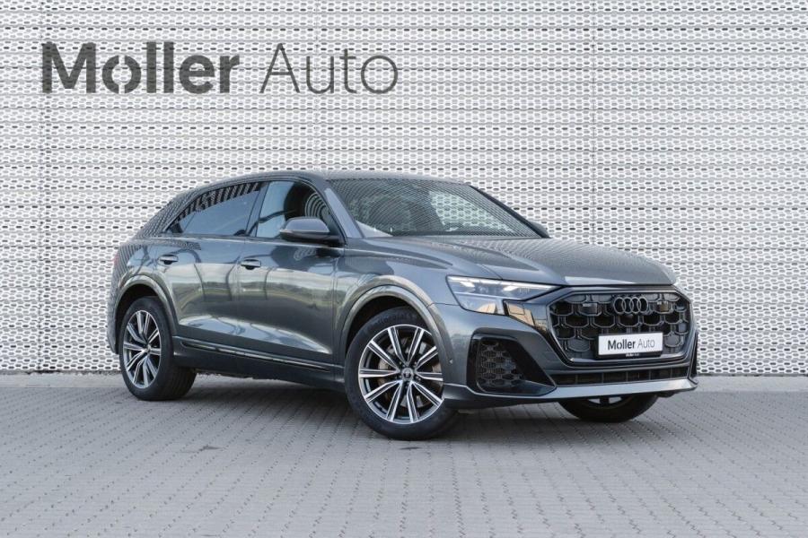 Pelēks Audi Q8 2024 Mārupe, ar dzinēja tilpumu 3.00 L un nobraukumu 85 tūkst. km par 64900 €, foto 3 vietnē AUTOMOTO.COM.LV