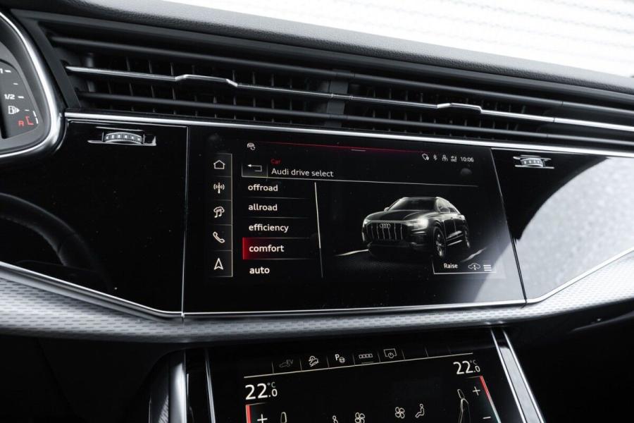 Pelēks Audi Q8 2024 Mārupe, ar dzinēja tilpumu 3.00 L un nobraukumu 85 tūkst. km par 64900 €, foto 25 vietnē AUTOMOTO.COM.LV