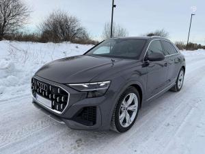 Grey Audi Q8 2025 in Klaipeda, with an engine capacity of 2.97 L and mileage of 9 thousand km for 77900 €, photo  on AUTOMOTO.COM.LV