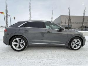 Pelēks Audi Q8 2025 Klaipėda, ar dzinēja tilpumu 2.97 L un nobraukumu 9 tūkst. km par 77900 €, foto 4 vietnē AUTOMOTO.COM.LV
