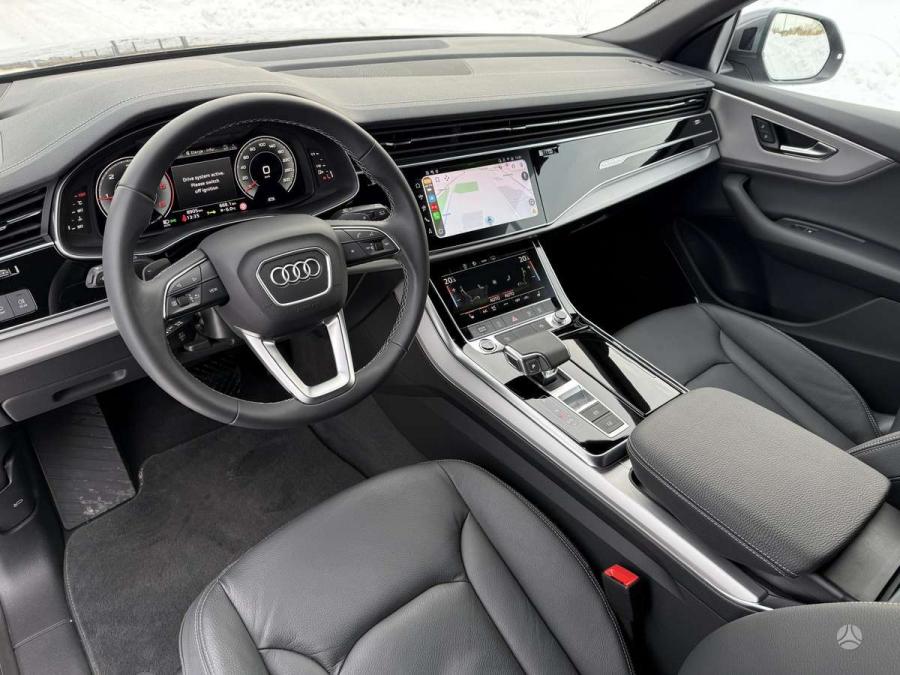 Pelēks Audi Q8 2025 Klaipėda, ar dzinēja tilpumu 2.97 L un nobraukumu 9 tūkst. km par 77900 €, foto 10 vietnē AUTOMOTO.COM.LV