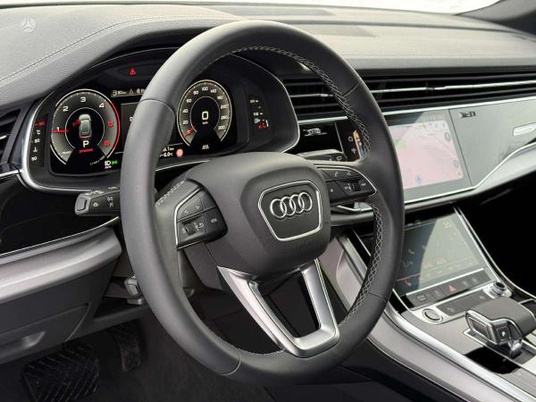 Pelēks Audi Q8 2025 Klaipėda, ar dzinēja tilpumu 2.97 L un nobraukumu 9 tūkst. km par 77900 €, foto 11 vietnē AUTOMOTO.COM.LV