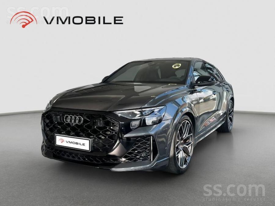 Pelēks Audi Q8 2025 Rīga, ar dzinēja tilpumu 4.00 L un nobraukumu 44 tūkst. km par 118990 €, foto 1 vietnē AUTOMOTO.COM.LV