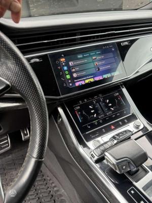 Grey Audi Q8 2021 in Birzai, with an engine capacity of 3.00 L and mileage of 118 thousand km for 42000 €, photo 20 on AUTOMOTO.COM.LV