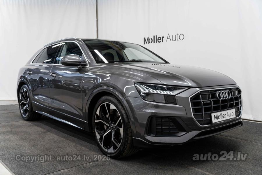 Pelēks Audi Q8 2019 Tallina, ar dzinēja tilpumu 3.00 L un nobraukumu 109 tūkst. km par 46900 €, foto 4 vietnē AUTOMOTO.COM.LV
