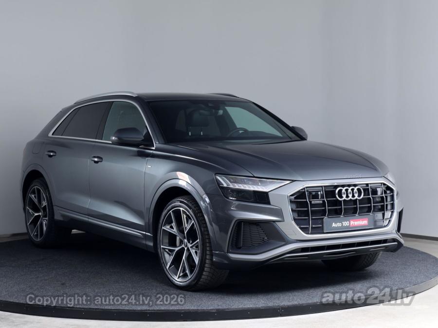 Grey Audi Q8 2022 in Tallinn, with an engine capacity of 3.00 L and mileage of 0 thousand km for 64000 €, photo 4 on AUTOMOTO.COM.LV