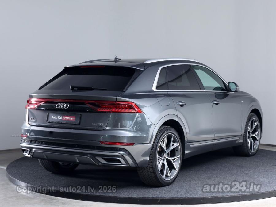 Grey Audi Q8 2022 in Tallinn, with an engine capacity of 3.00 L and mileage of 0 thousand km for 64000 €, photo 7 on AUTOMOTO.COM.LV