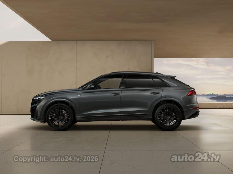 Grey Audi Q8 2026 in Tallinn, with an engine capacity of 3.00 L and mileage of 10 thousand km for 97900 €, photo 4 on AUTOMOTO.COM.LV