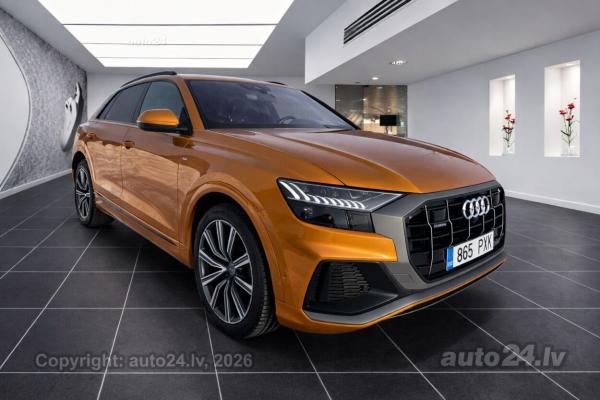 Oranžs Audi Q8 2018 Tallina, ar dzinēja tilpumu 3.00 L un nobraukumu 111 tūkst. km par 49900 €, foto 2 vietnē AUTOMOTO.COM.LV
